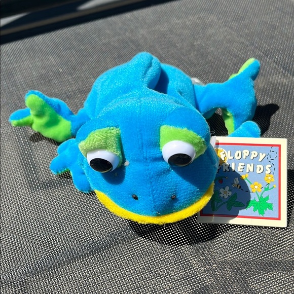 Floppy Friends | Toys | Floppy Friends Blue Frog Plush | Poshmark